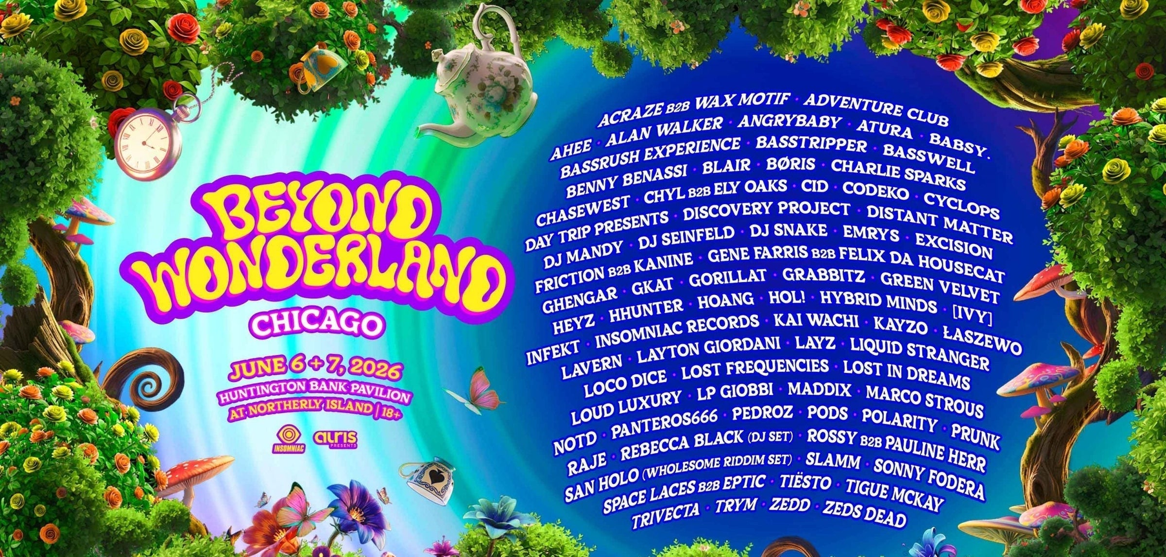 Beyond Wonderland Chicago 2026 Lineup: Full Artist List & Event Detail