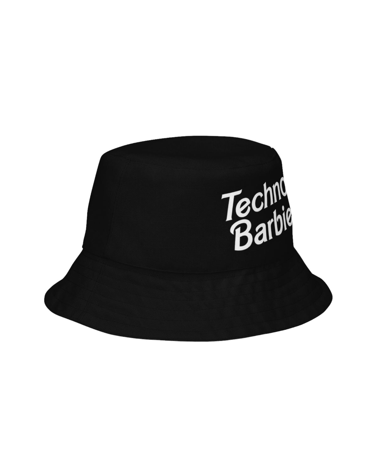 Black Techno Bucket Hat | Rave Bucket Hat | Festival Bucket Hat