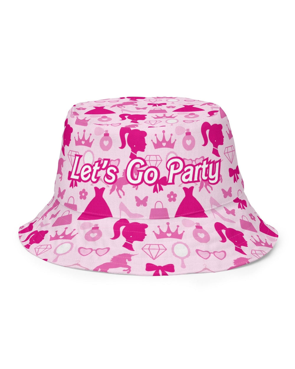 Let's Go Party x Rave Barbie Reversible Bucket Hat | Festival Hat | OSR