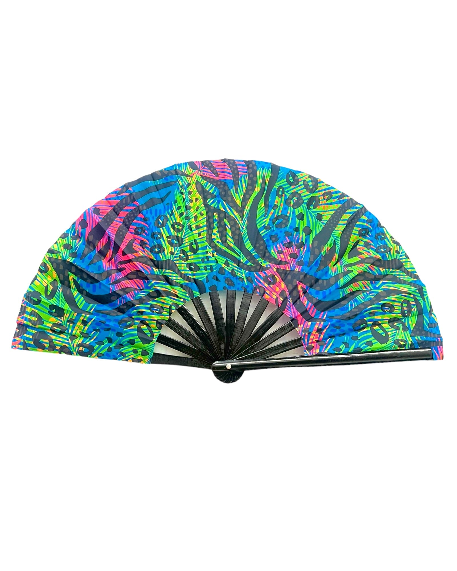Acid Melt Hand Fan | Festival Hand Fan - Rave Hand Fan