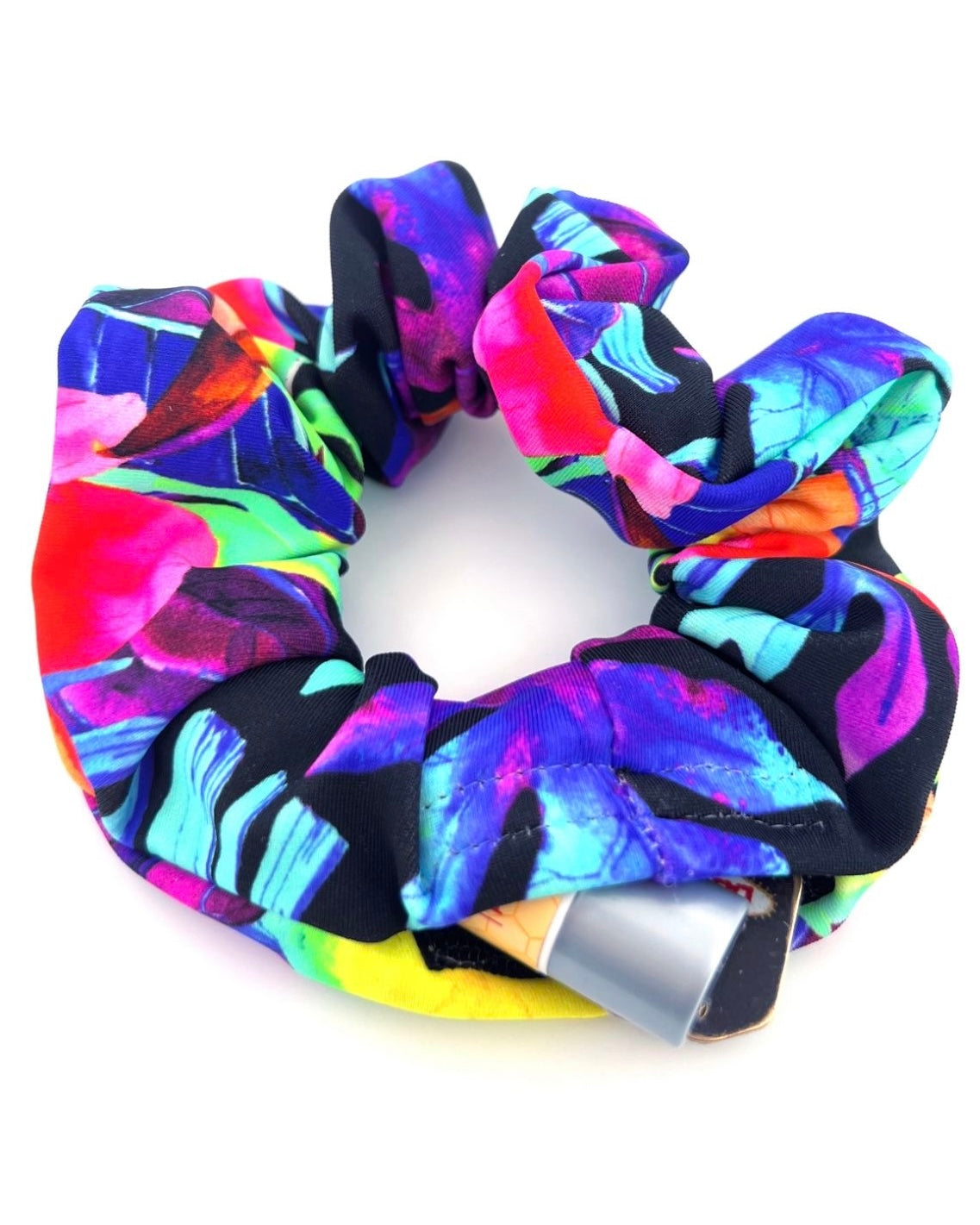 Paradise Stash Scrunchie with Hidden Pocket | Festival Essential