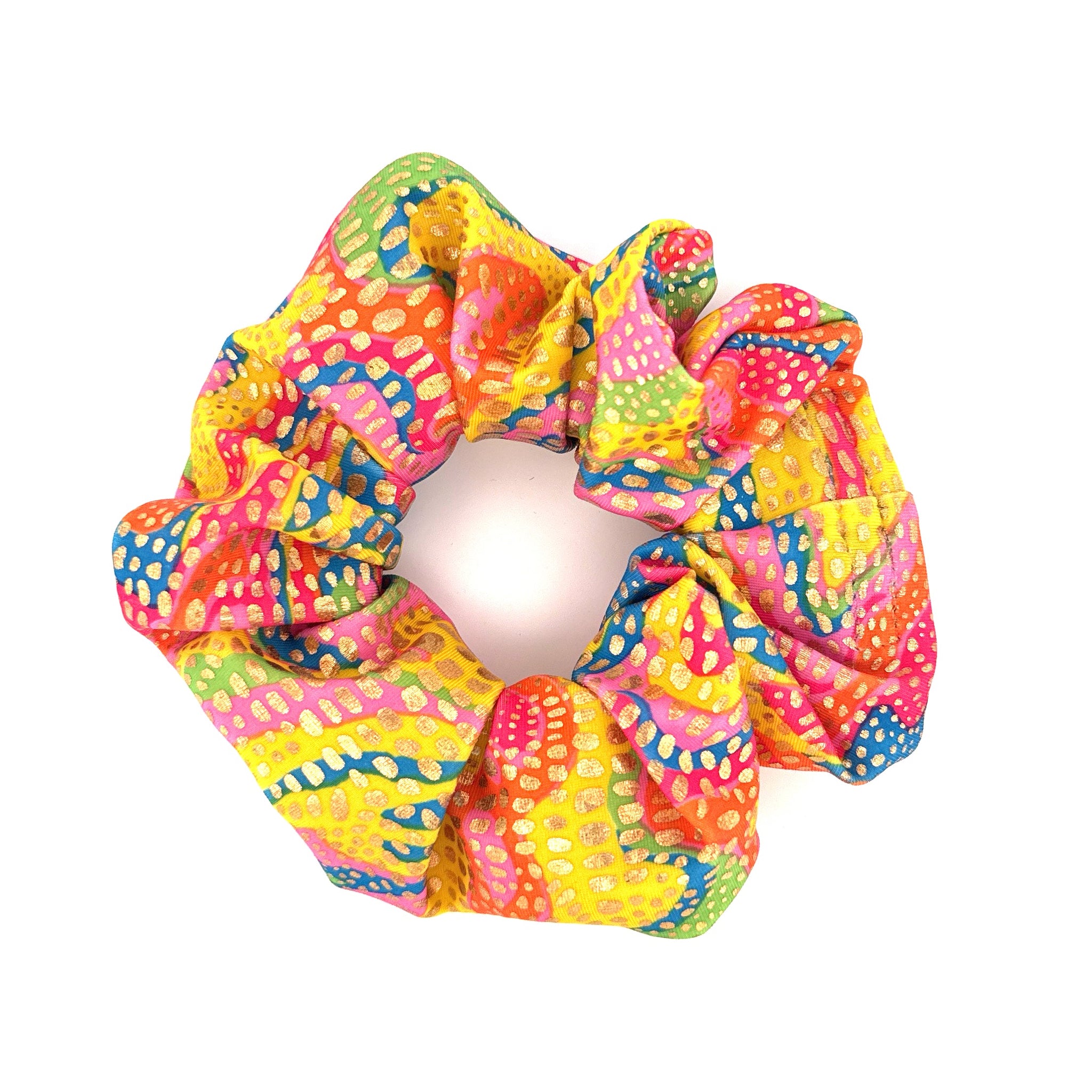 Psychedelic Mood Stashie | Rave Scrunchie with Hidden Pocket