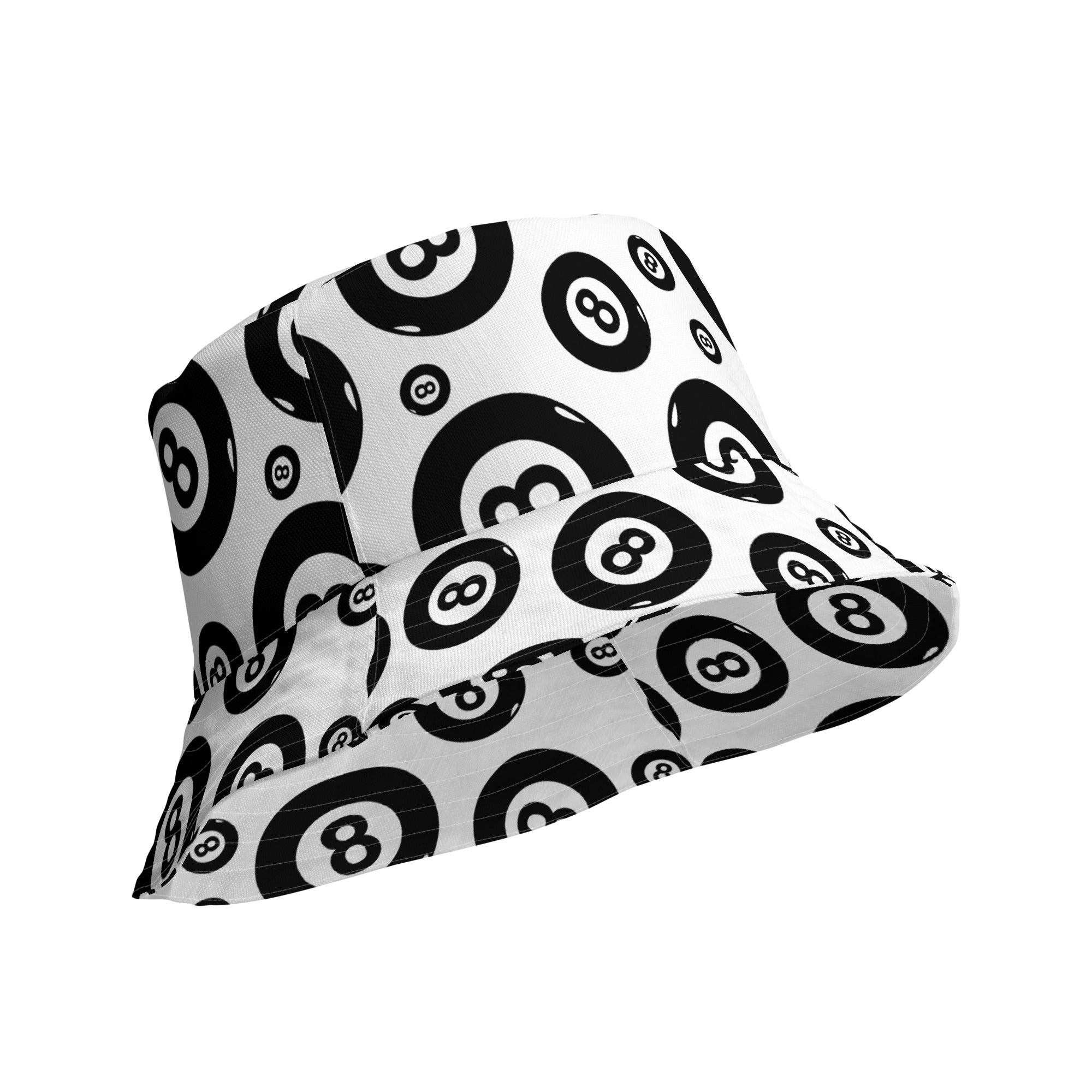 Eight Ball Reversible Bucket Hat | Rave Bucket Hat | Festival Hat