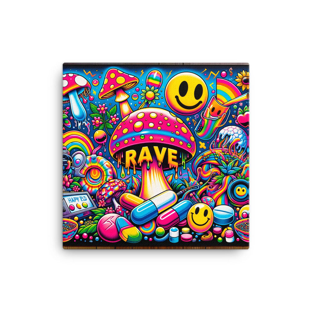 Jedi Flip Canvas | Original Psychedelic Artwork | One Stop Rave