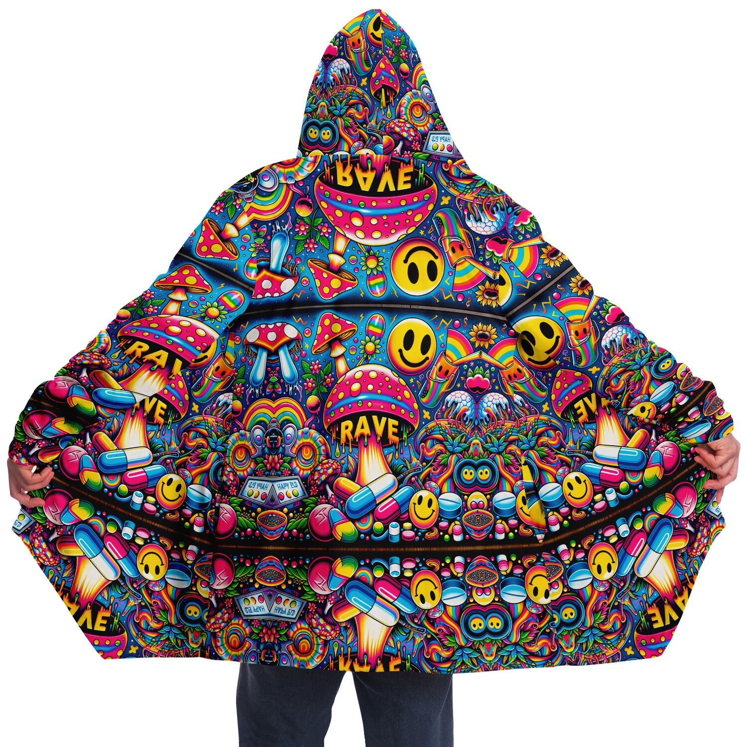 Jedi Flip Festival Cloak XS-4XL - Rave Cloak - Rave Jacket | One Stop Rave