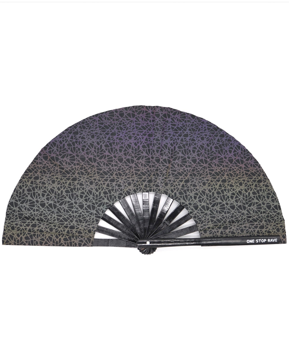 String Theory Reflective Hand Fan | Rave Hand Fan - Rave Accessories