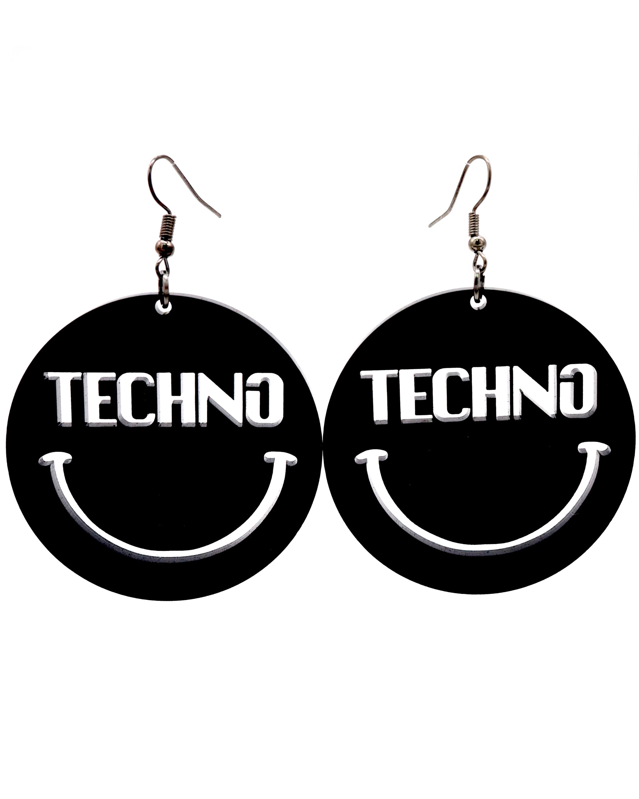 Techno Head Earrings | Techno Jewelry | Rave Accessories