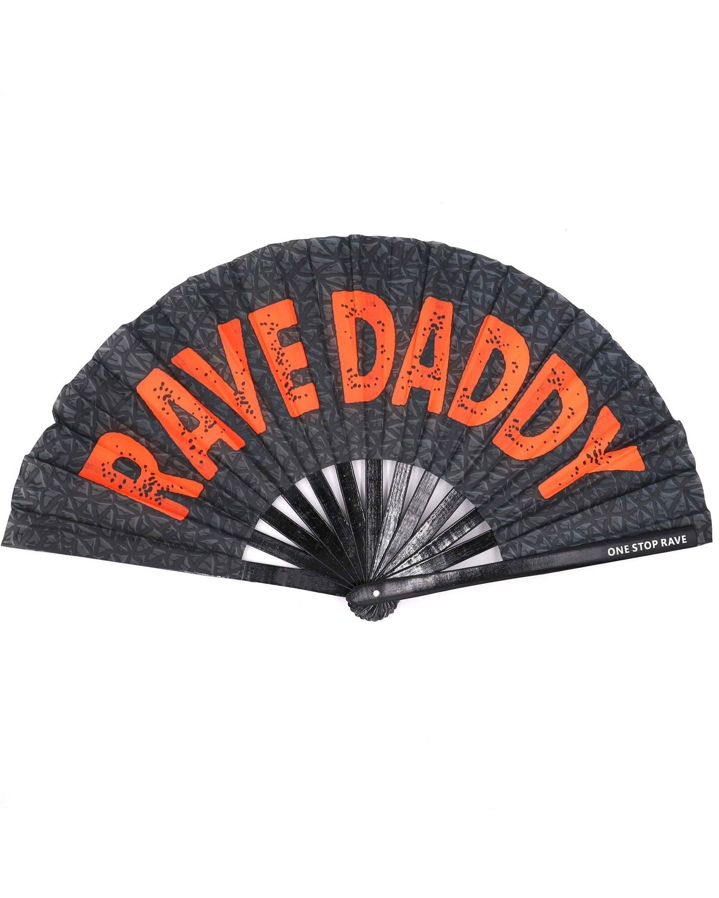 Rave Daddy Hand Fan | Festival Hand Fan - Mini Rave Fan - Large Rave Fan